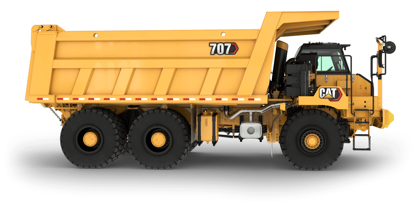 CAT 707 wide body truck